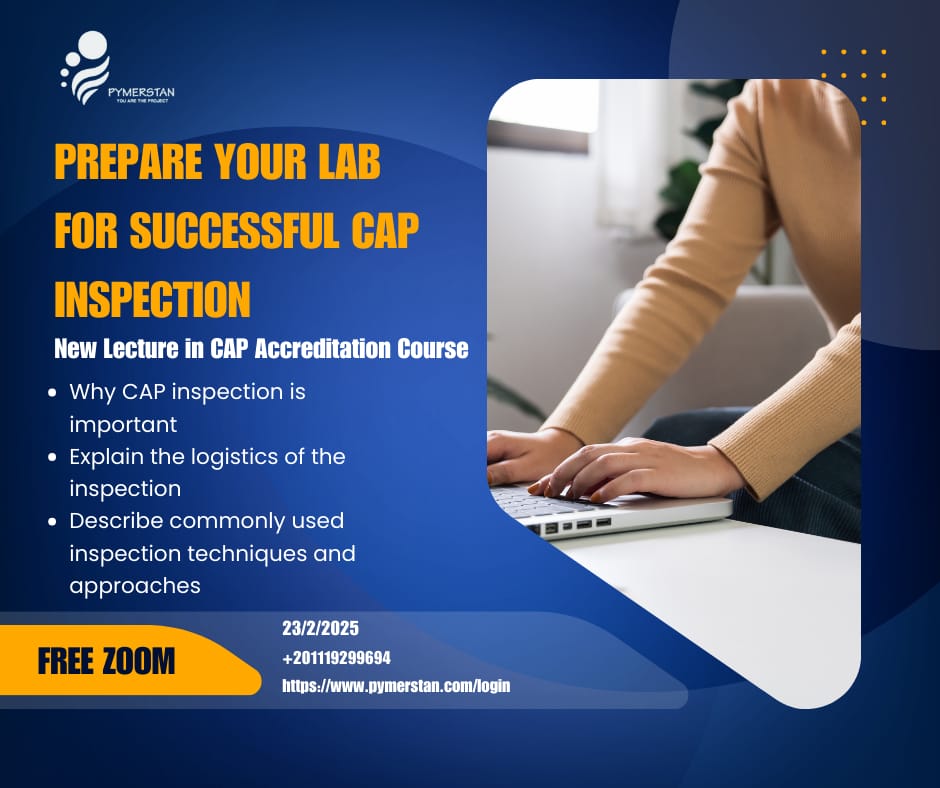 Prepare your Lab for Successful CAP inspection - Pymerstan